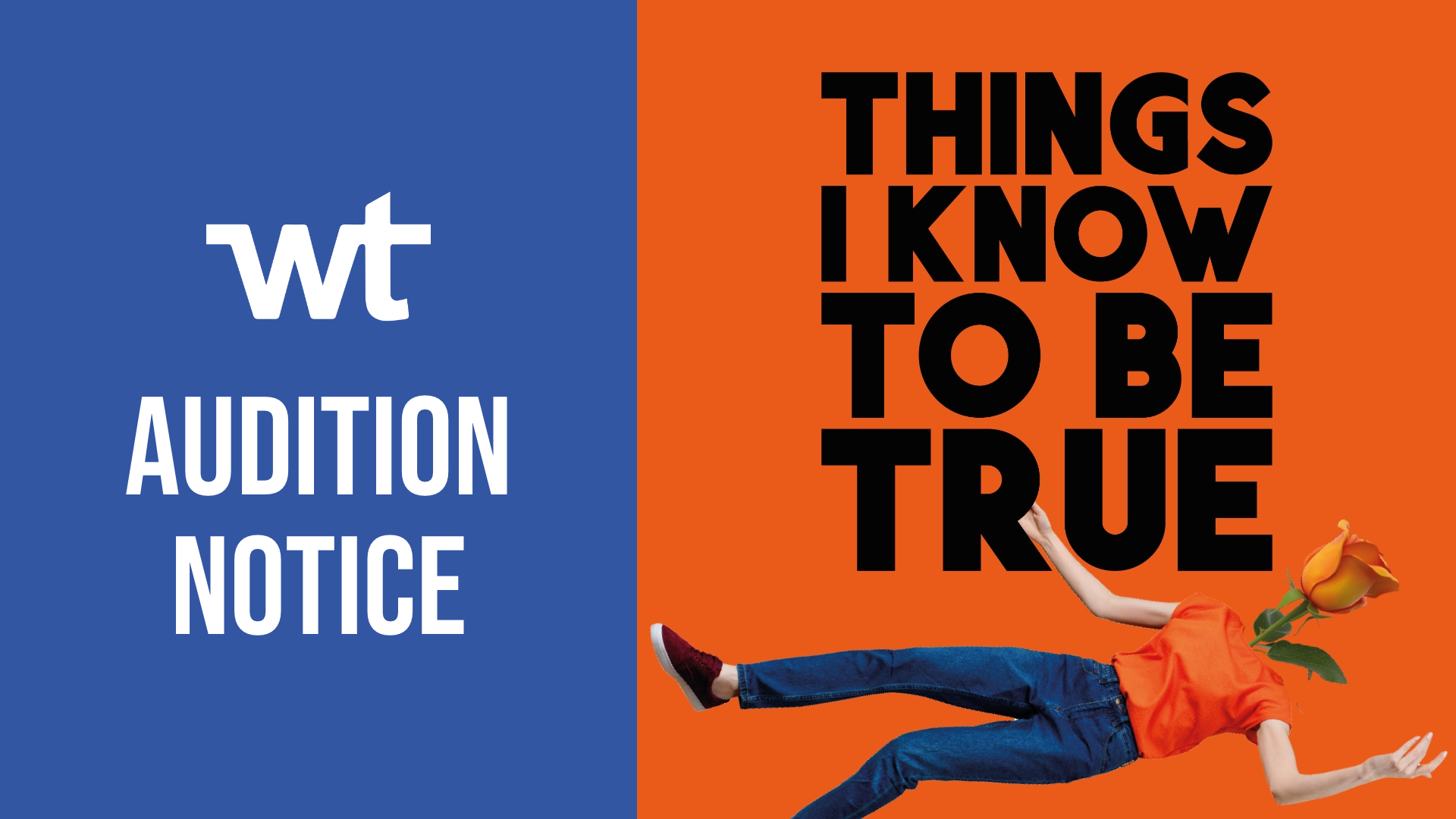 AUDITION NOTICE: Things I Know to be True – Wokingham Theatre