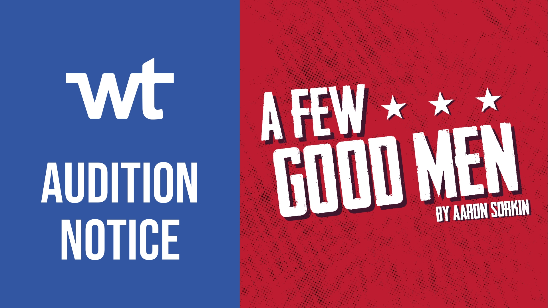 AUDITION NOTICE: A Few Good Men – Wokingham Theatre